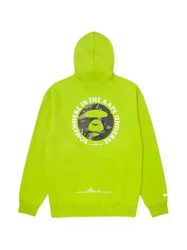 AAPE BY *A BATHING APE Moonface Camouflage-print Hoodie