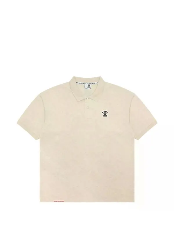 AAPE BY *A BATHING APE Moonface Logo-embroidered Polo Shirt