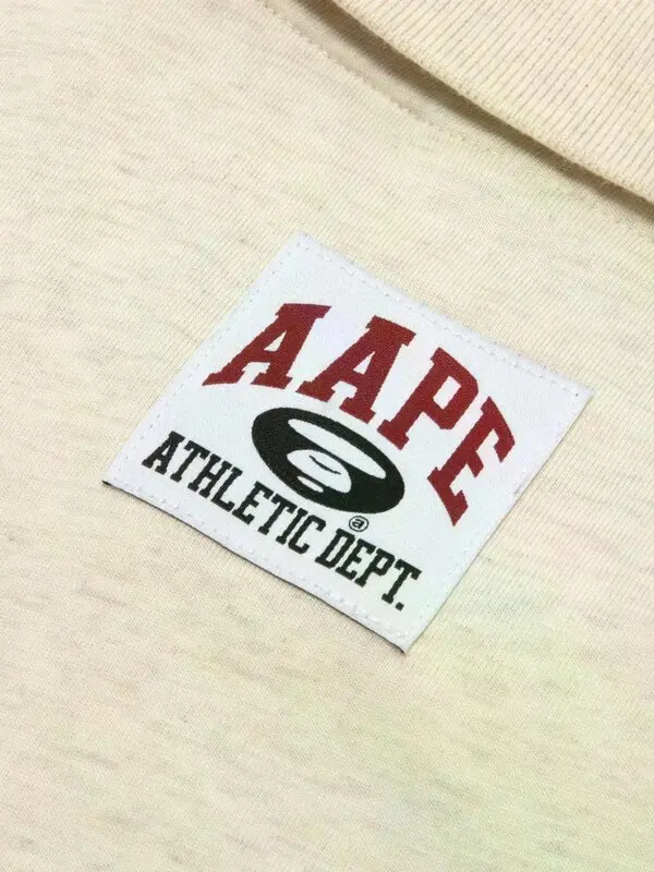 AAPE BY *A BATHING APE Moonface Logo-embroidered Polo Shirt