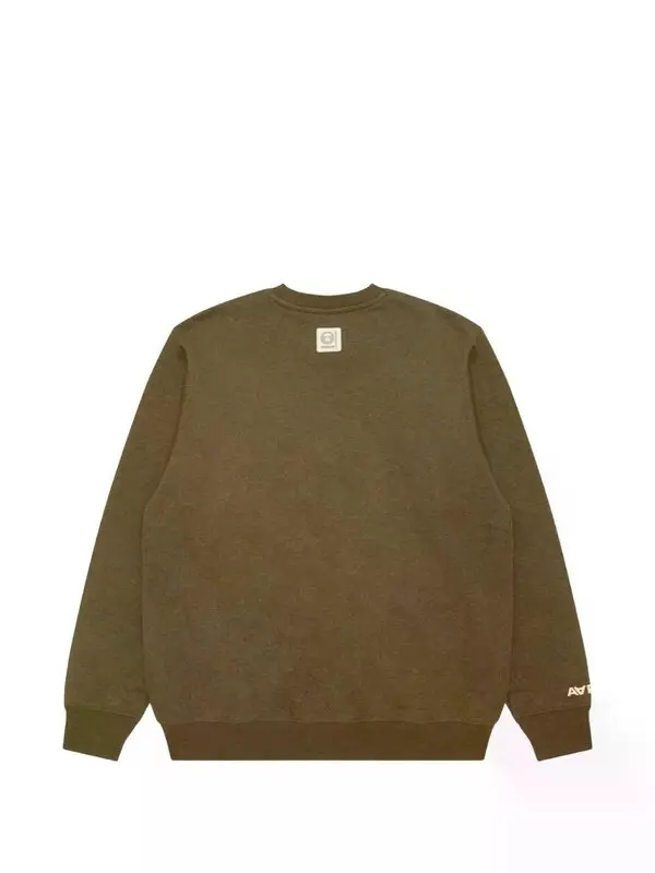 AAPE BY *A BATHING APE Now Moonface Logo-patch Sweatshirt