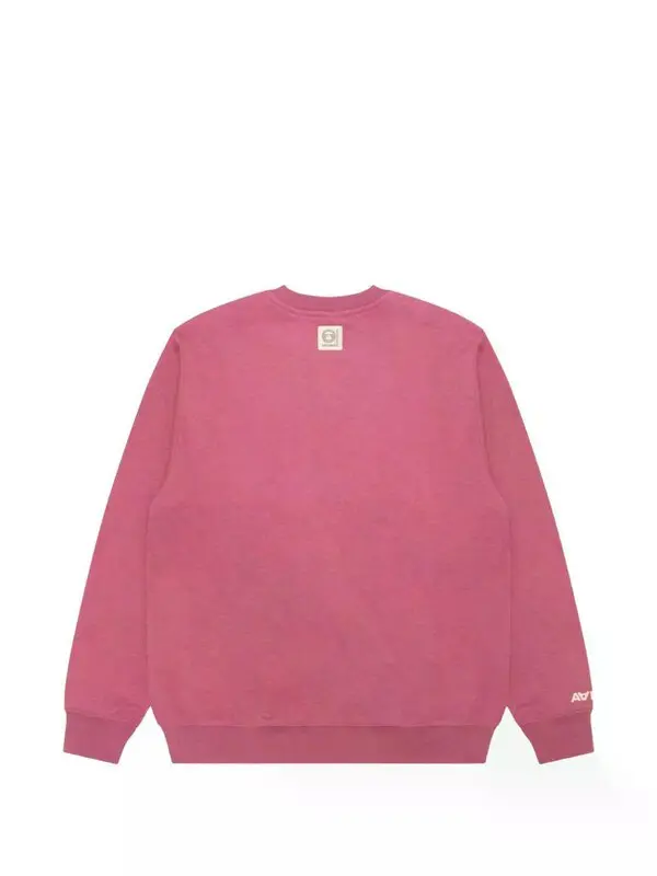 AAPE BY *A BATHING APE Now Moonface Logo-patch Sweatshirt