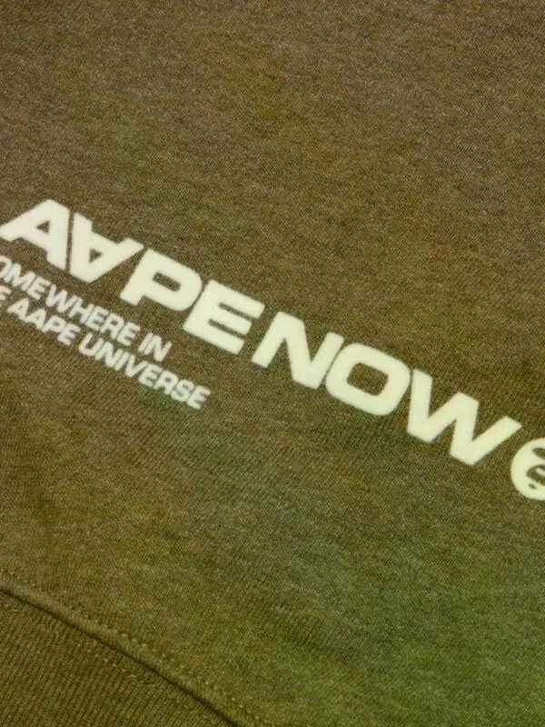 AAPE BY *A BATHING APE Now Moonface Logo-patch Sweatshirt
