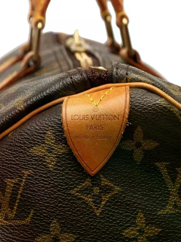 LOUIS VUITTON Monogram Keepall 45 Travel Bag - Brown