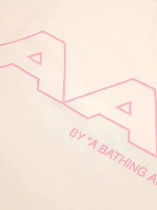 AAPE BY *A BATHING APE Moonface Embossed Panelled T-shirt