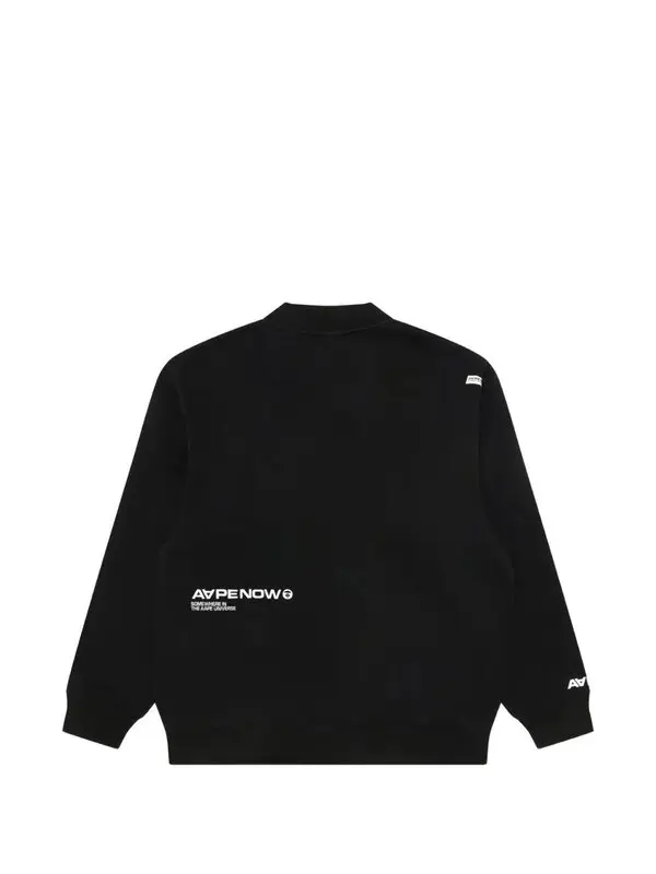 AAPE BY *A BATHING APE Moonface Patch Cardigan