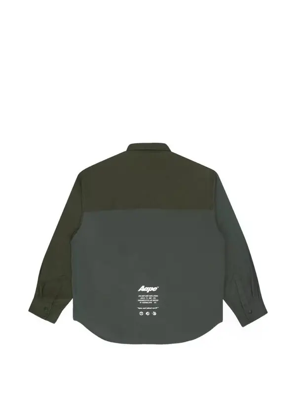 AAPE BY *A BATHING APE Moonface Logo-patch Shirt