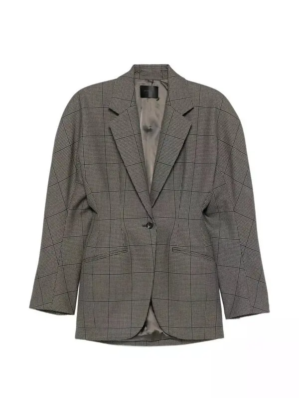 MUGLER Houndstooth Pattern Blazer