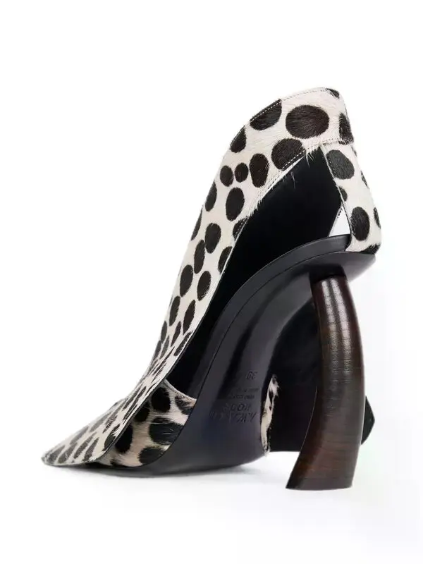 A.W.A.K.E. Mode Lauren Dalmatian-print Sandals