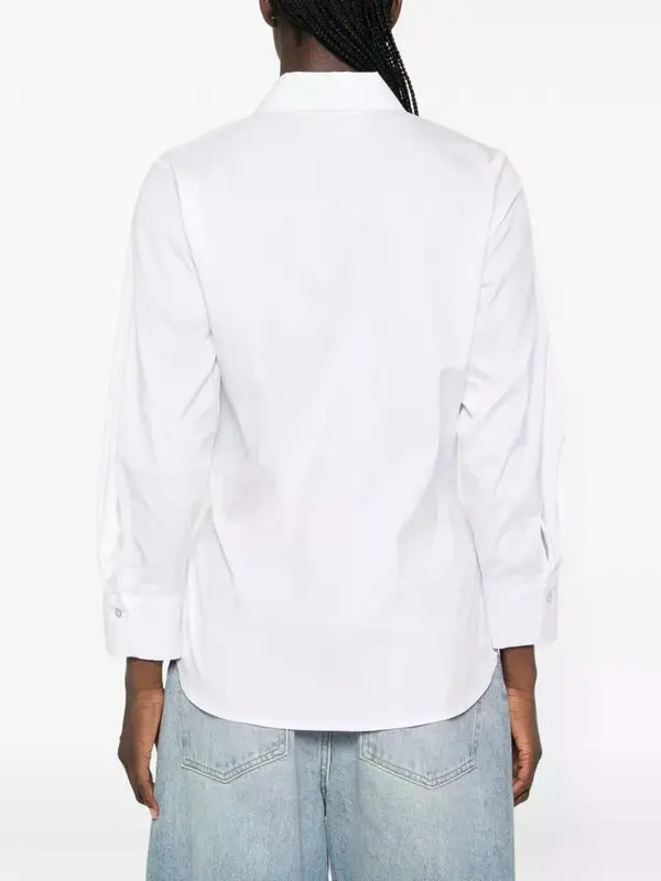 I BLUES Tie-waist Button-down Shirt