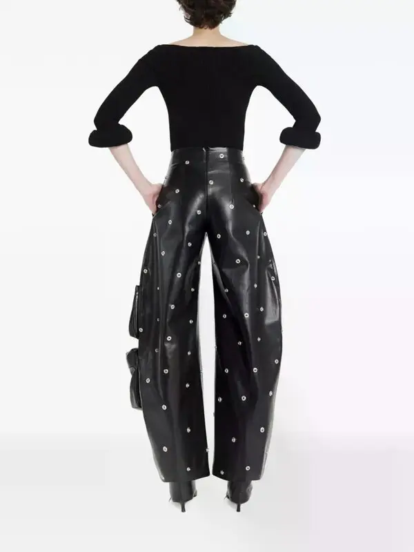 A.W.A.K.E. Mode Ribbed Doughnut-sleeve Top