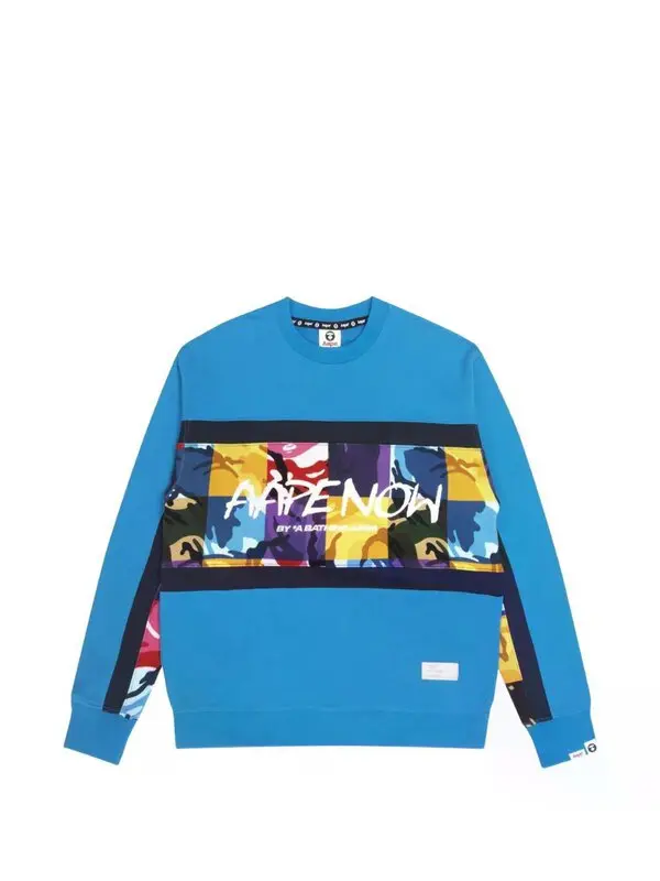 AAPE BY *A BATHING APE Logo-embroidered Sweatshirt