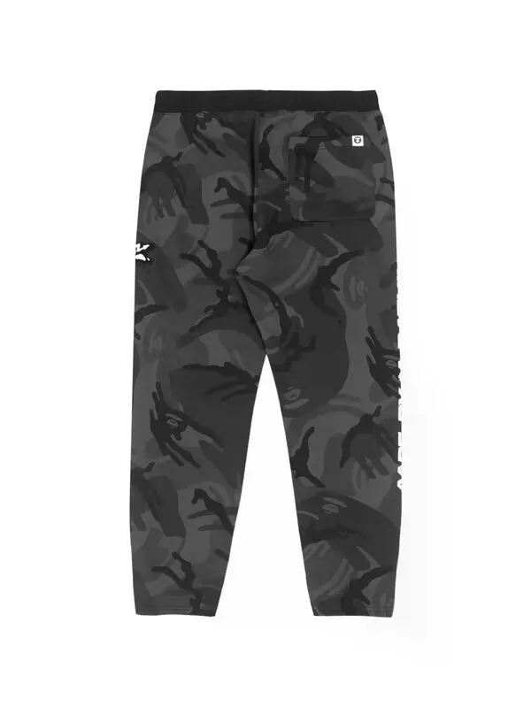 AAPE BY *A BATHING APE Moonface Camouflage-print Panelled Track Pants