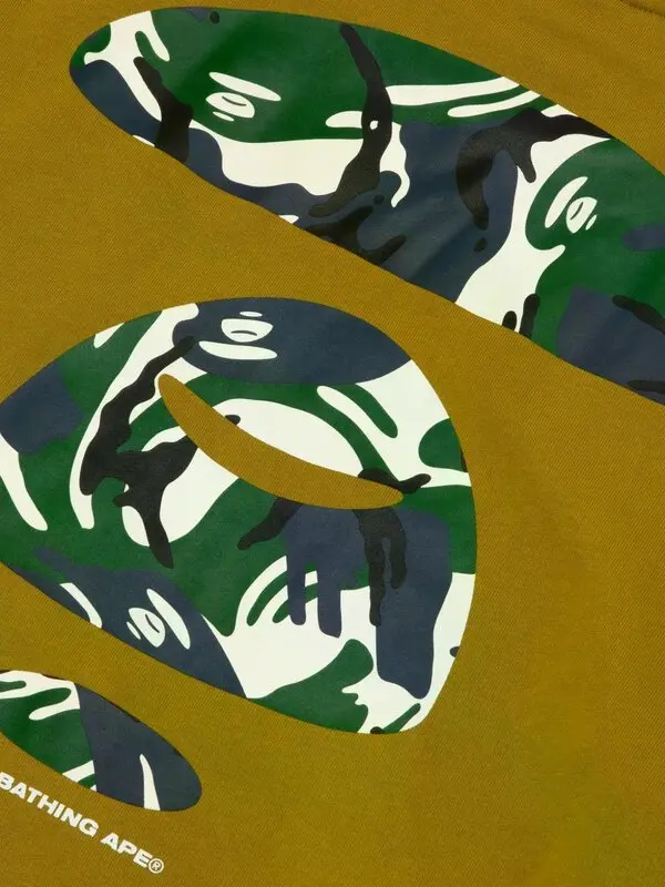 AAPE BY *A BATHING APE Logo-print Crew-neck Sweatshirt