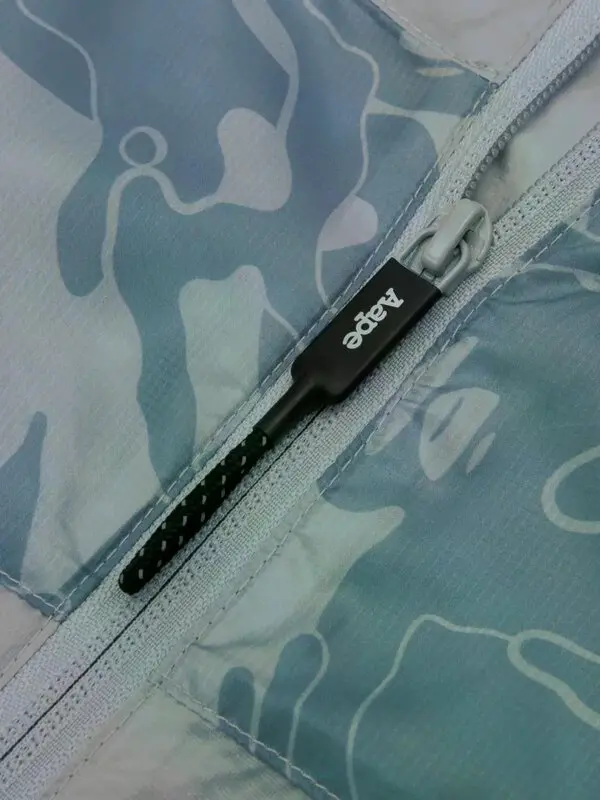 AAPE BY *A BATHING APE Hooded Jacket With Moonface Camouflage Print