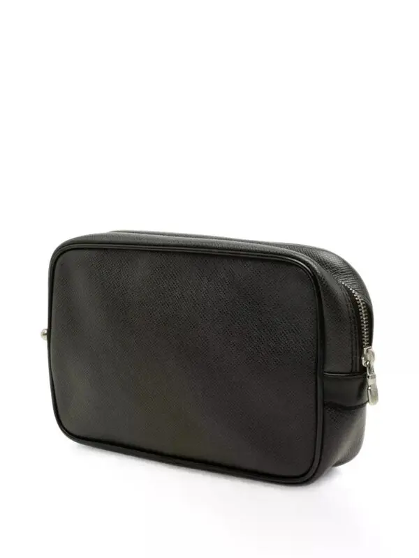 LOUIS VUITTON 2004 Taiga Pochette Kaluga Clutch Bag
