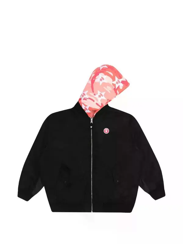 AAPE BY *A BATHING APE Reversible Hooded Bomber Jacket