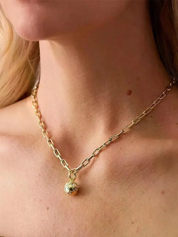 Sara Weinstock Diamond Honeycomb Ball Charm
