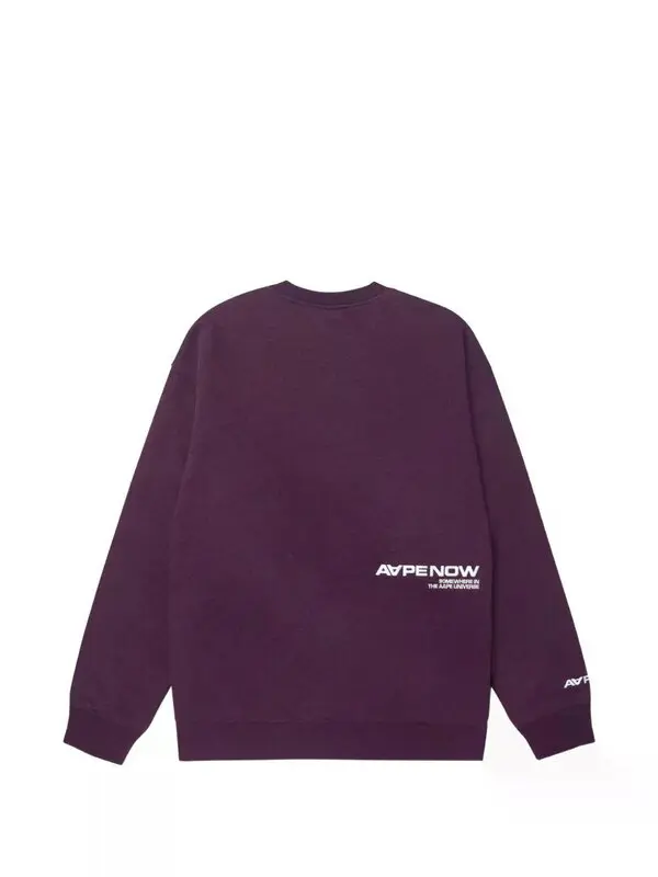 AAPE BY *A BATHING APE Moonface-patch Sweatshirt
