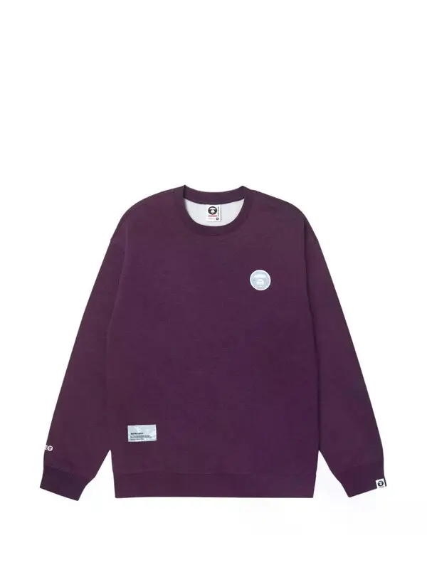 AAPE BY *A BATHING APE Sweatshirt With Logo Patch - Red