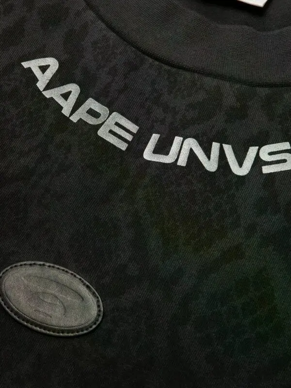 AAPE BY *A BATHING APE Moonface Logo-patterned T-shirt
