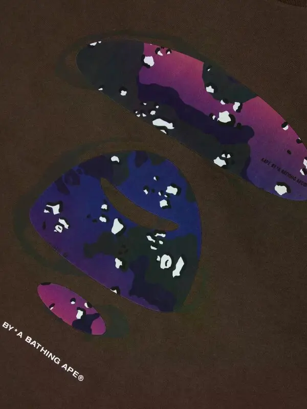 AAPE BY *A BATHING APE Moonface Camo-print T-shirt
