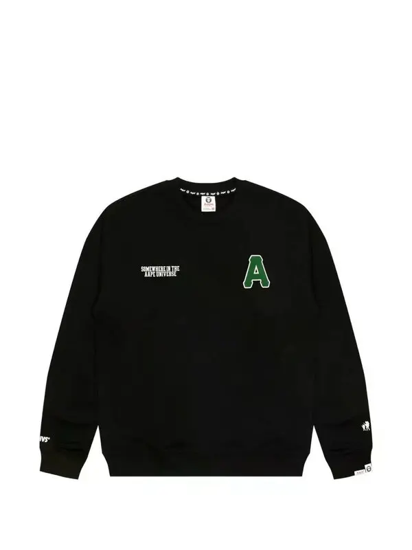 AAPE BY *A BATHING APE Crew-neck Sweatshirt