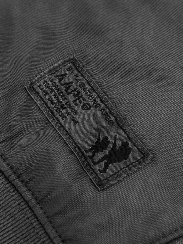 AAPE BY *A BATHING APE Moonface Panelled Half-zip Hoodie