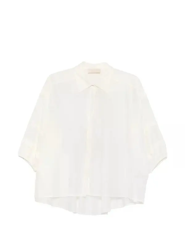 I BLUES Paneled Puff-sleeve Shirt