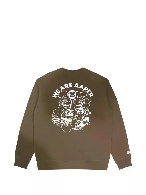AAPE BY *A BATHING APE Aaper Graphic Gradient Sweatshirt