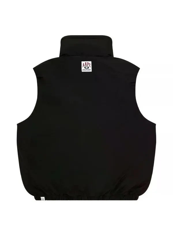 AAPE BY *A BATHING APE Moonface Logo Check Vest