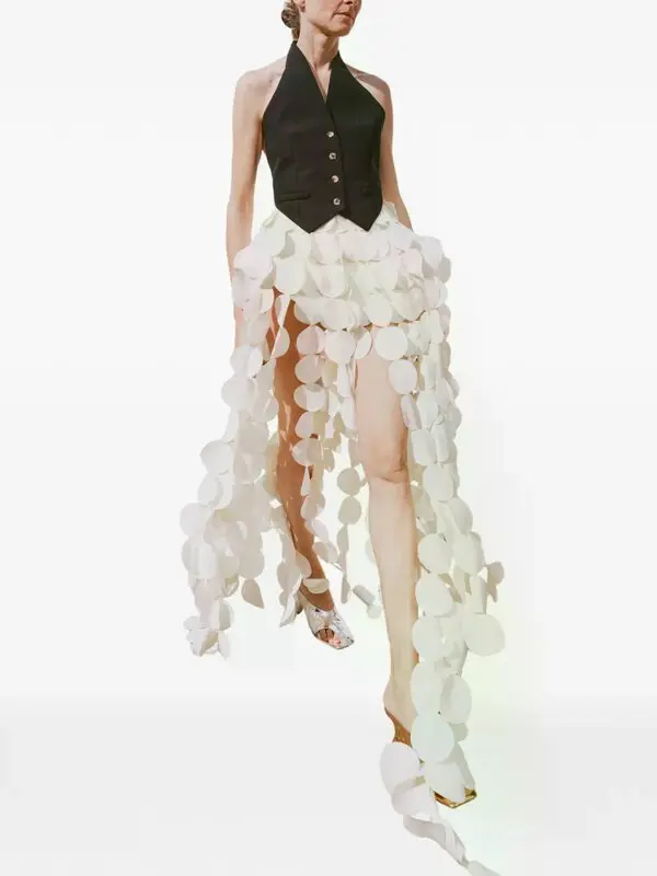 A.W.A.K.E. Mode Basque Multicircle Long Skirt
