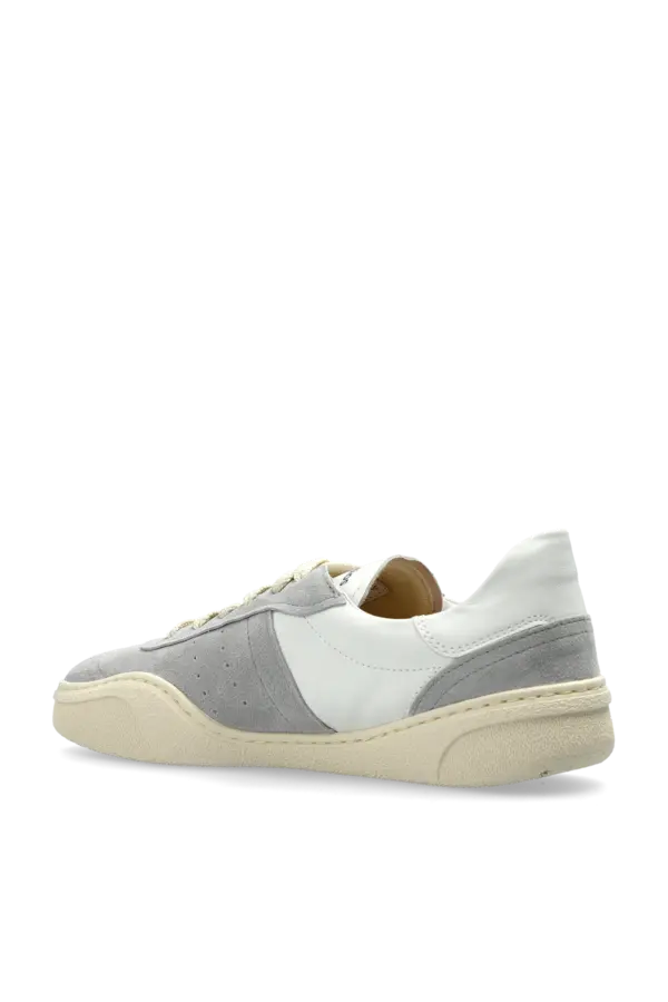 Acne Studios Paneled Suede And Leather Sneakers - Grey