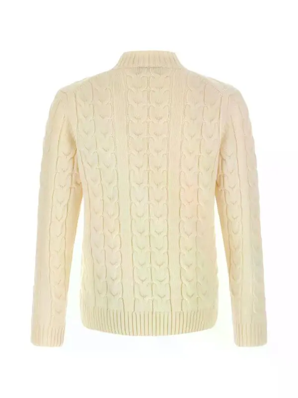 ZANONE Braided-knit Mock Neck Sweater