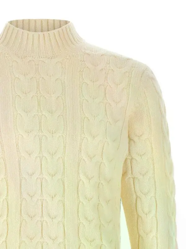 ZANONE Braided-knit Mock Neck Sweater