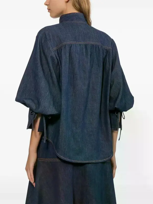 Zimmermann Billow Denim Blouse