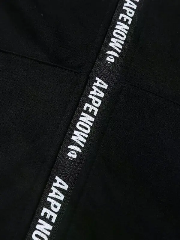 AAPE BY *A BATHING APE Logo-patch Zip-up Hoodie