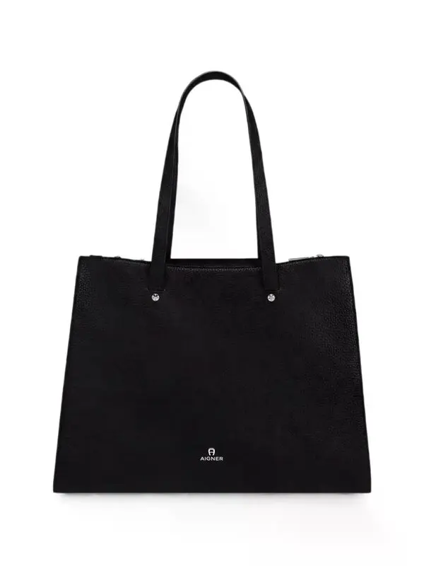 AIGNER Large Tote Bag With Ivy Logo Print