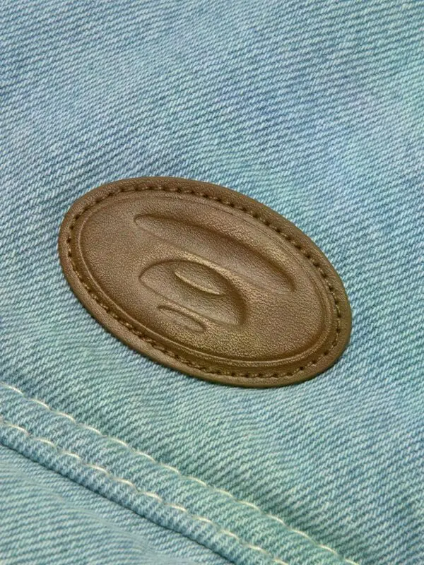 AAPE BY *A BATHING APE Moonface-logo Hooded Denim Jacket