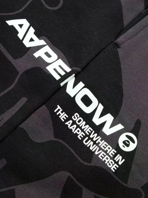 AAPE BY *A BATHING APE Moonface Camo-print Shorts
