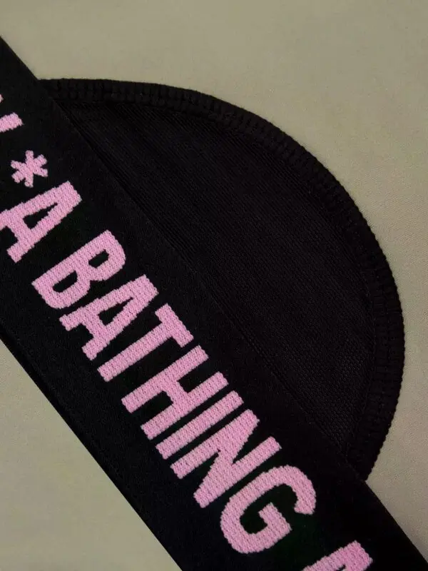 AAPE BY *A BATHING APE Moonface Logo-hem Bra Top - Purple