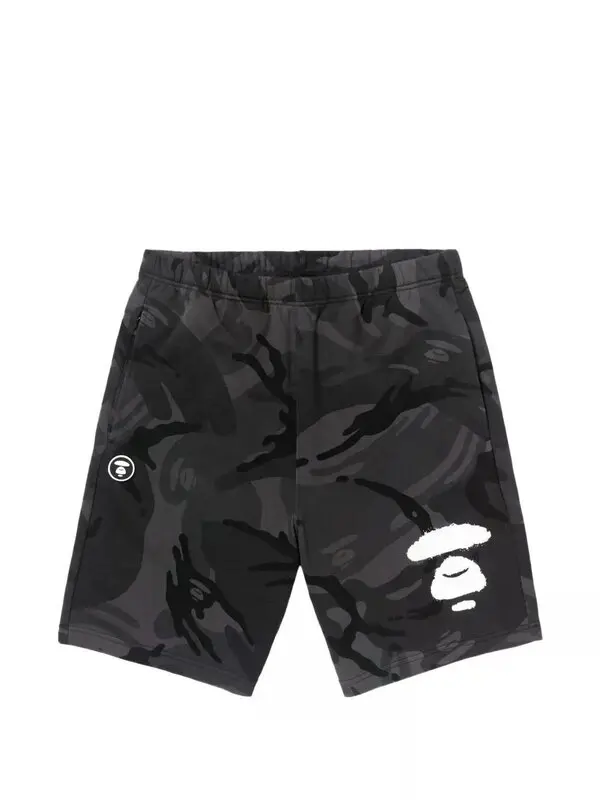 AAPE BY *A BATHING APE Moonface Camo-print Shorts