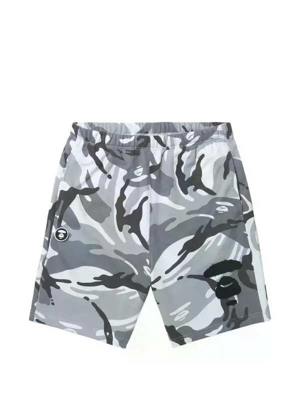 AAPE BY *A BATHING APE Moonface Camo-print Shorts
