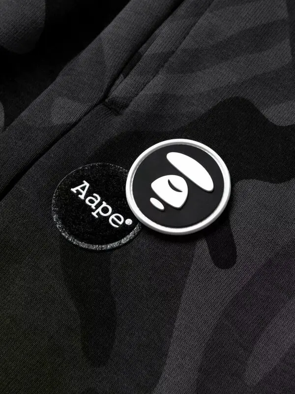 AAPE BY *A BATHING APE Moonface Camo-print Shorts