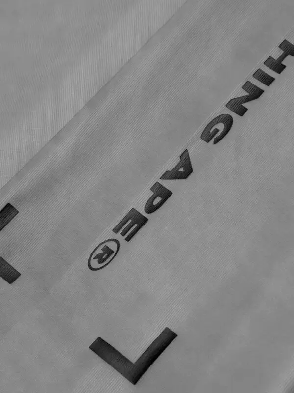 AAPE BY *A BATHING APE Sheer Logo-print T-shirt