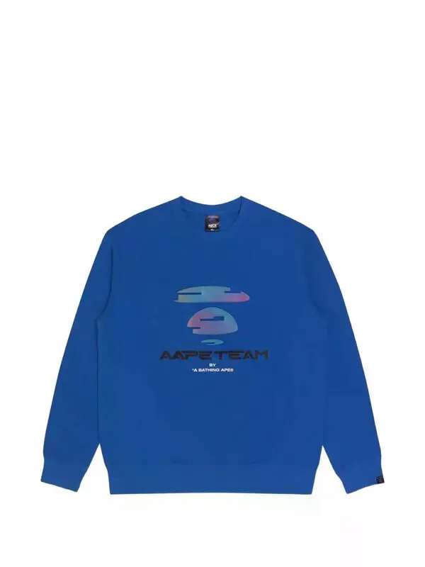AAPE BY *A BATHING APE Moonface Gradient Graphic Sweatshirt
