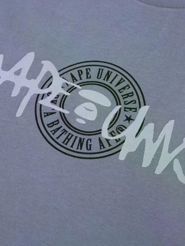 AAPE BY *A BATHING APE Moonface Gradient-print T-shirt