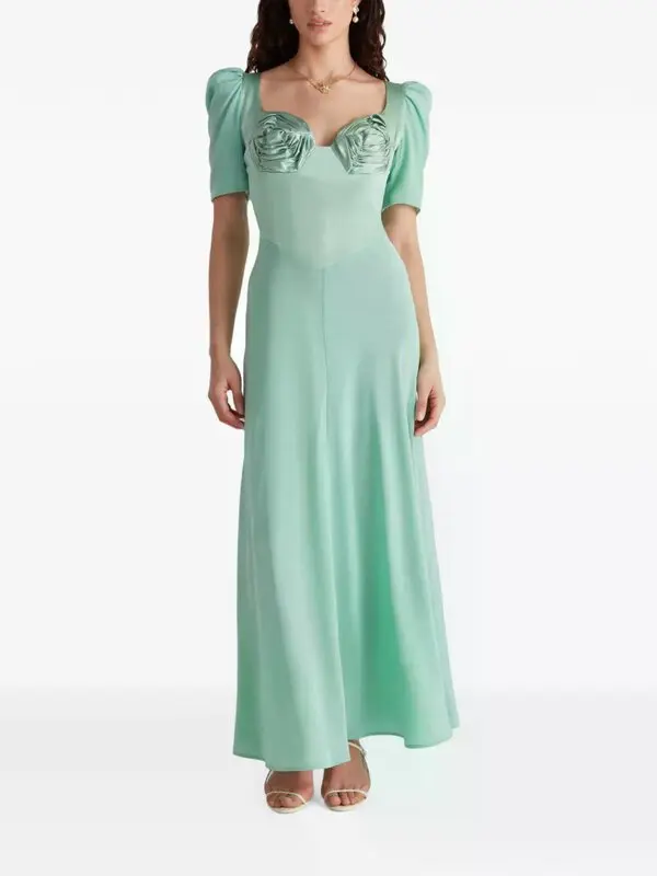 VIOLANTE NESSI Baccarat Silk Maxi Dress