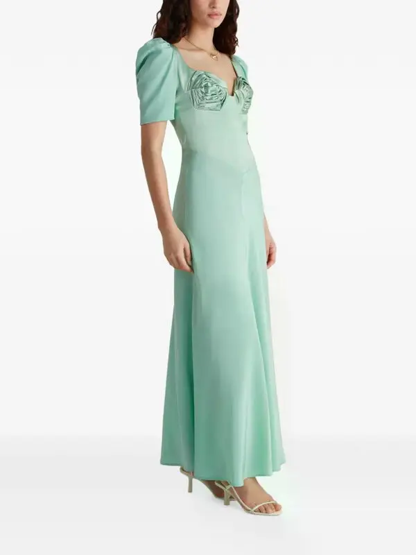 VIOLANTE NESSI Baccarat Silk Maxi Dress