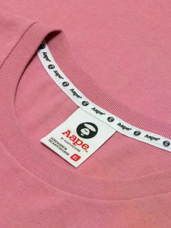 AAPE BY *A BATHING APE Moonface Camo-print T-shirt
