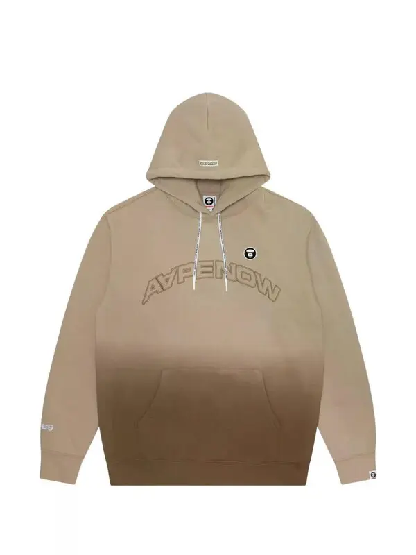 AAPE BY *A BATHING APE Moonface-patch Gradient Hoodie